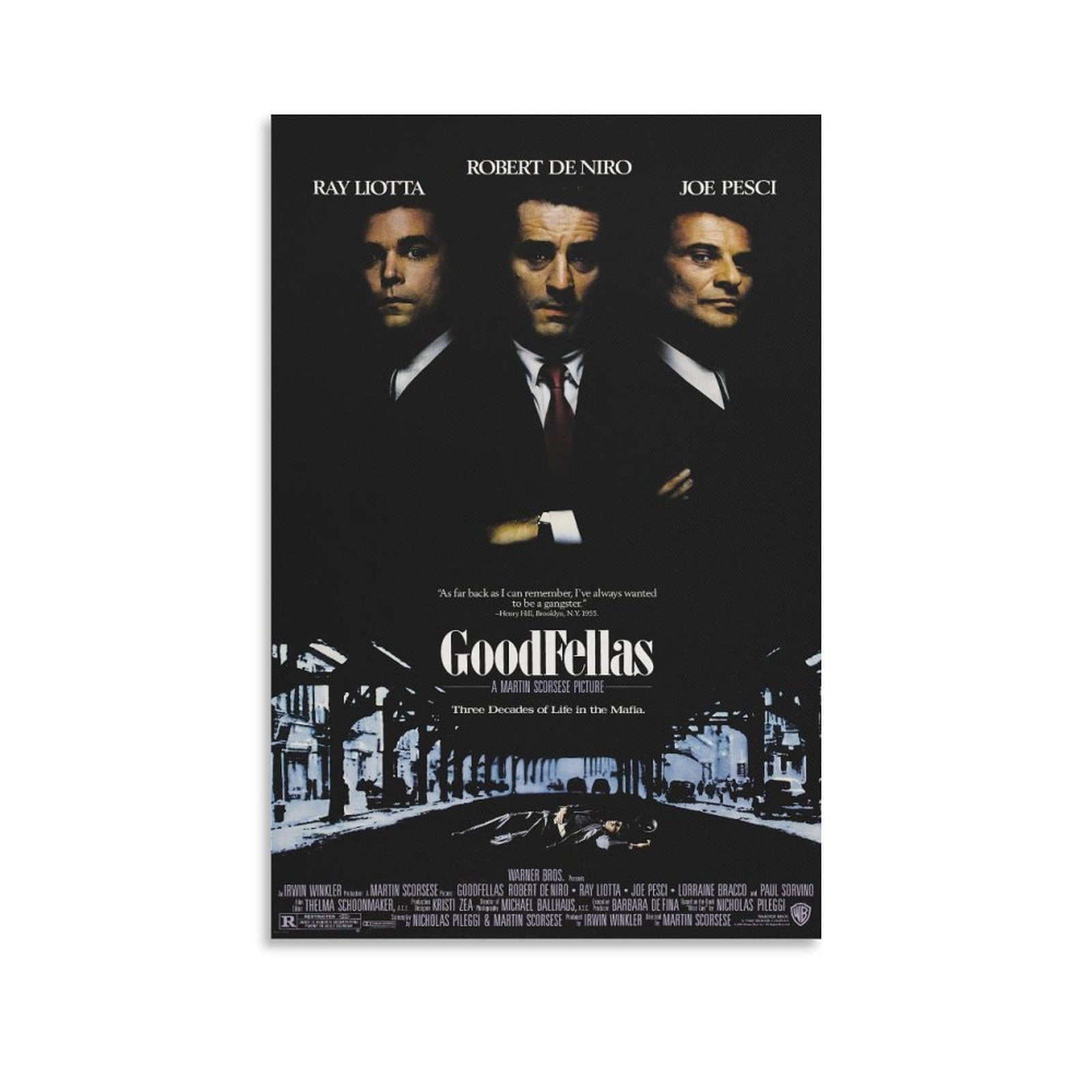 Goodfellas Movie Poster Wall Art Picture Painting Poster Canvas Print ...