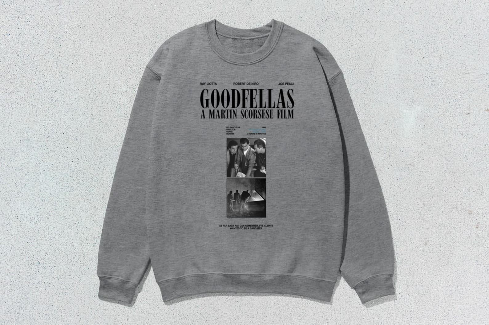 Goodfellas Movie Shirt, Retro Goodfellas Oversized Graphic Heavyweight ...