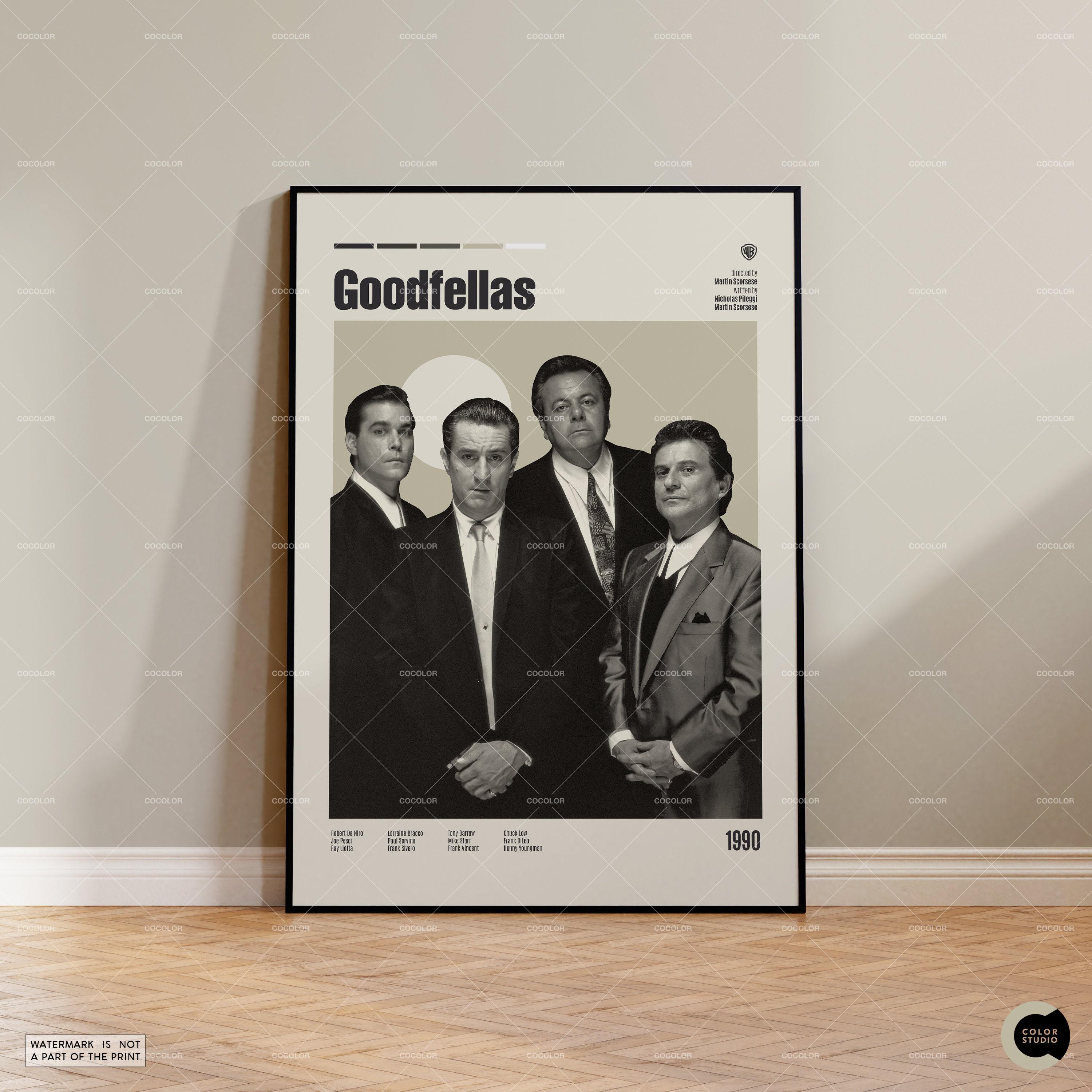 Goodfellas, Retro Movie Poster, Midcentury Modern, Retro Tv Show Poster ...