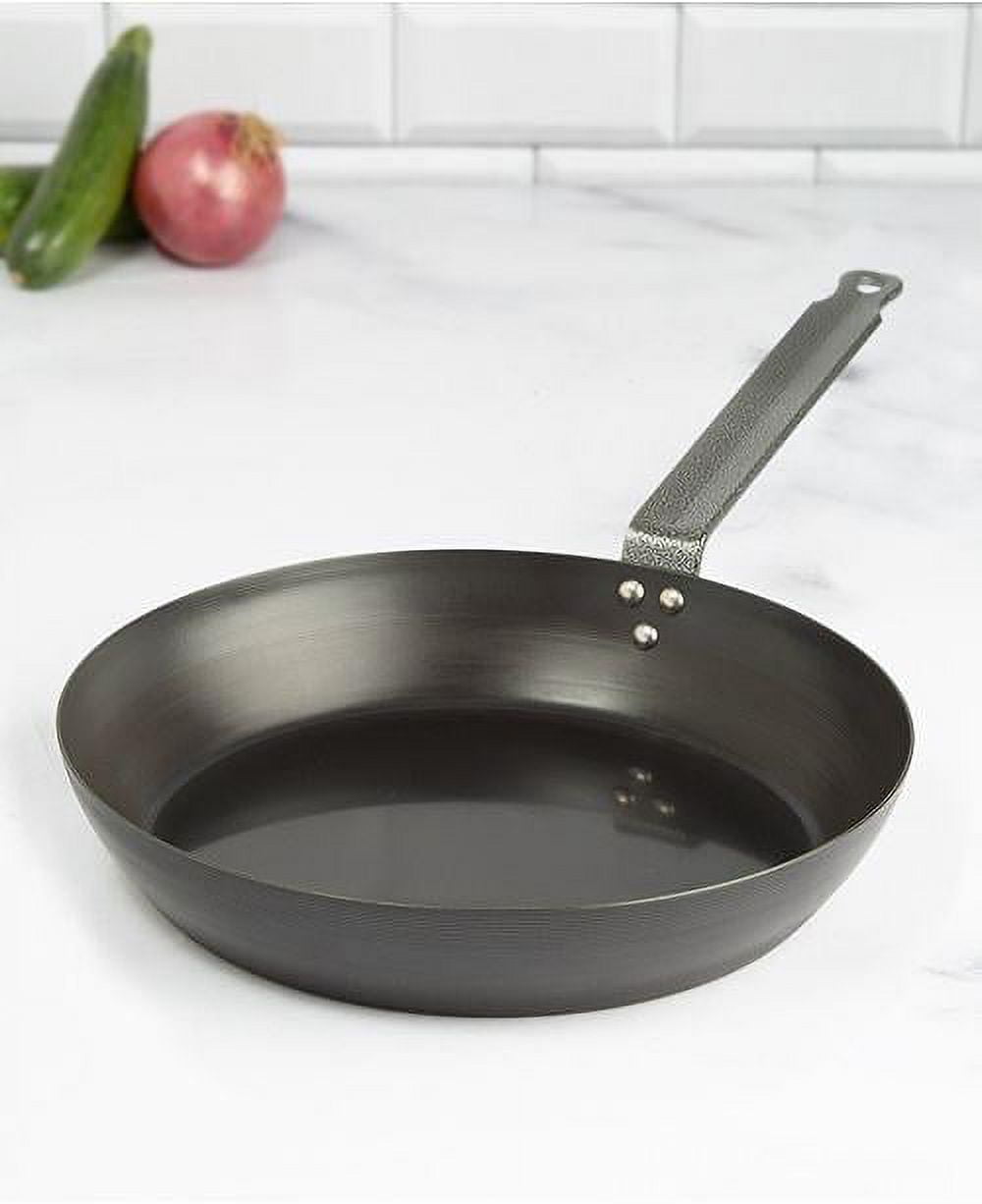 Goodful 12” Carbon Steel Pre-Seasoned Fry Pan, Black - Walmart.com