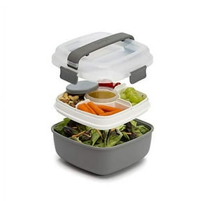 Stylish Salad Containers for Lunch with Multiple Compartments