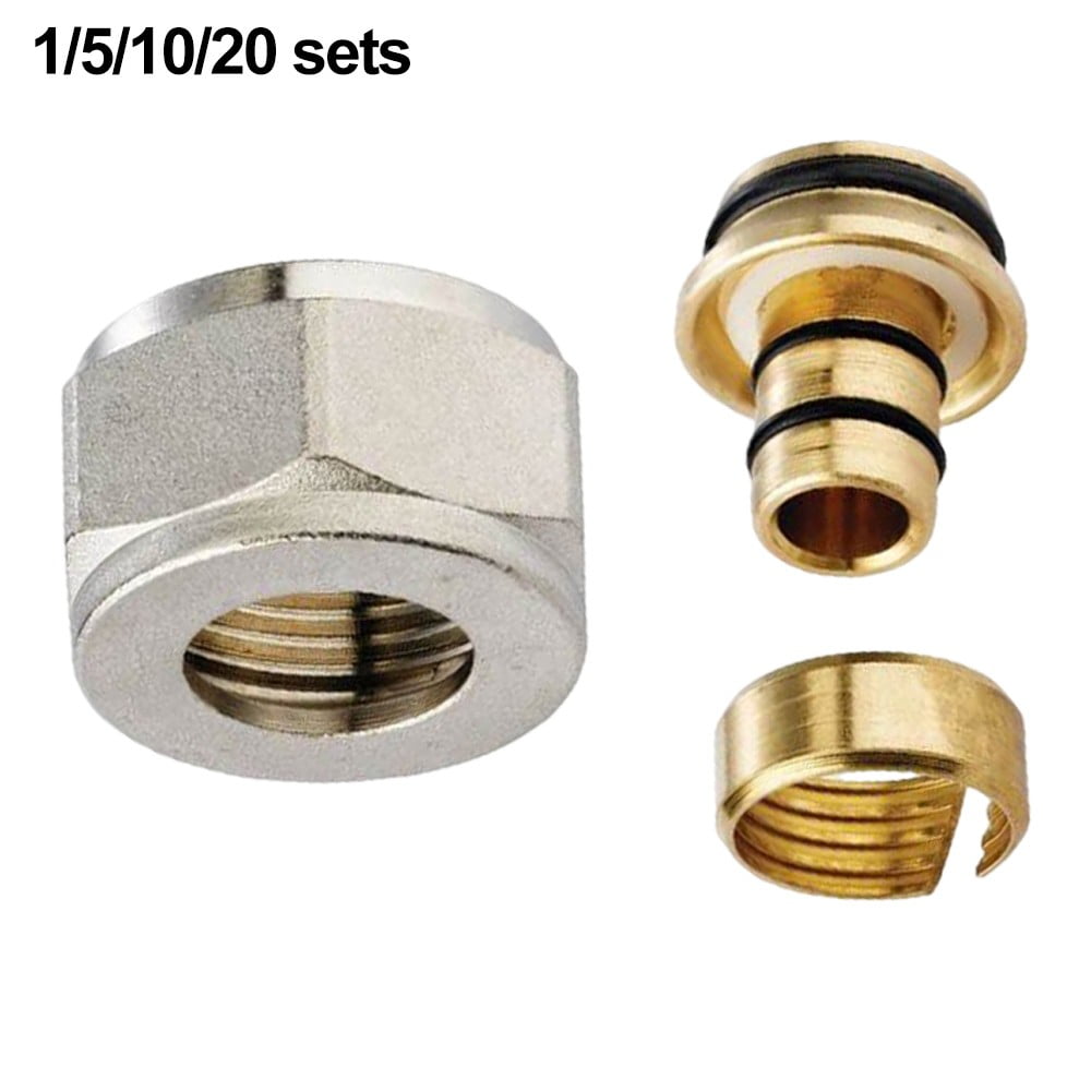 Goodhd 1-20 Set Underfloor Heating Manifolds Connectors Fitting 16Mm,1Pc - Walmart.com