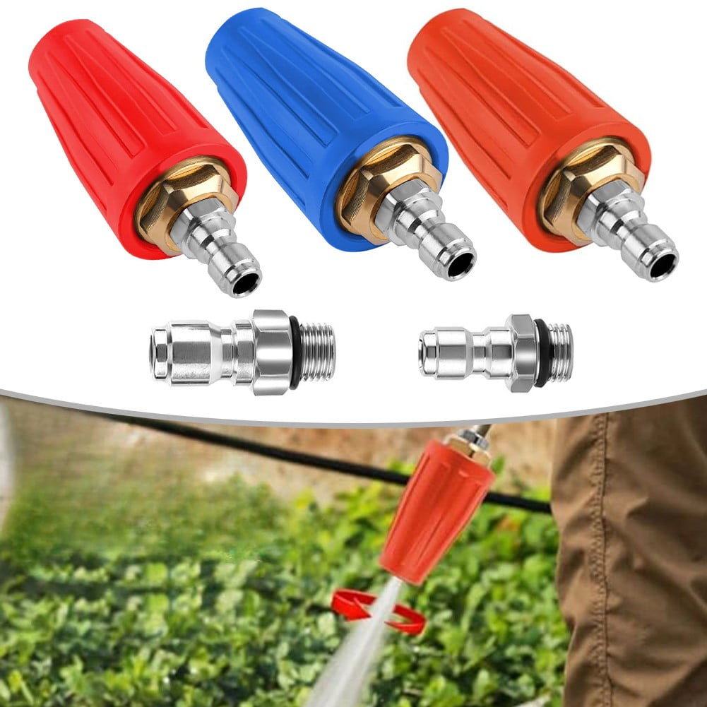 Goodhd 1/4'' 3/8" Sewer Jetter Nozzle Pressure Washer Drain Cleaner ...