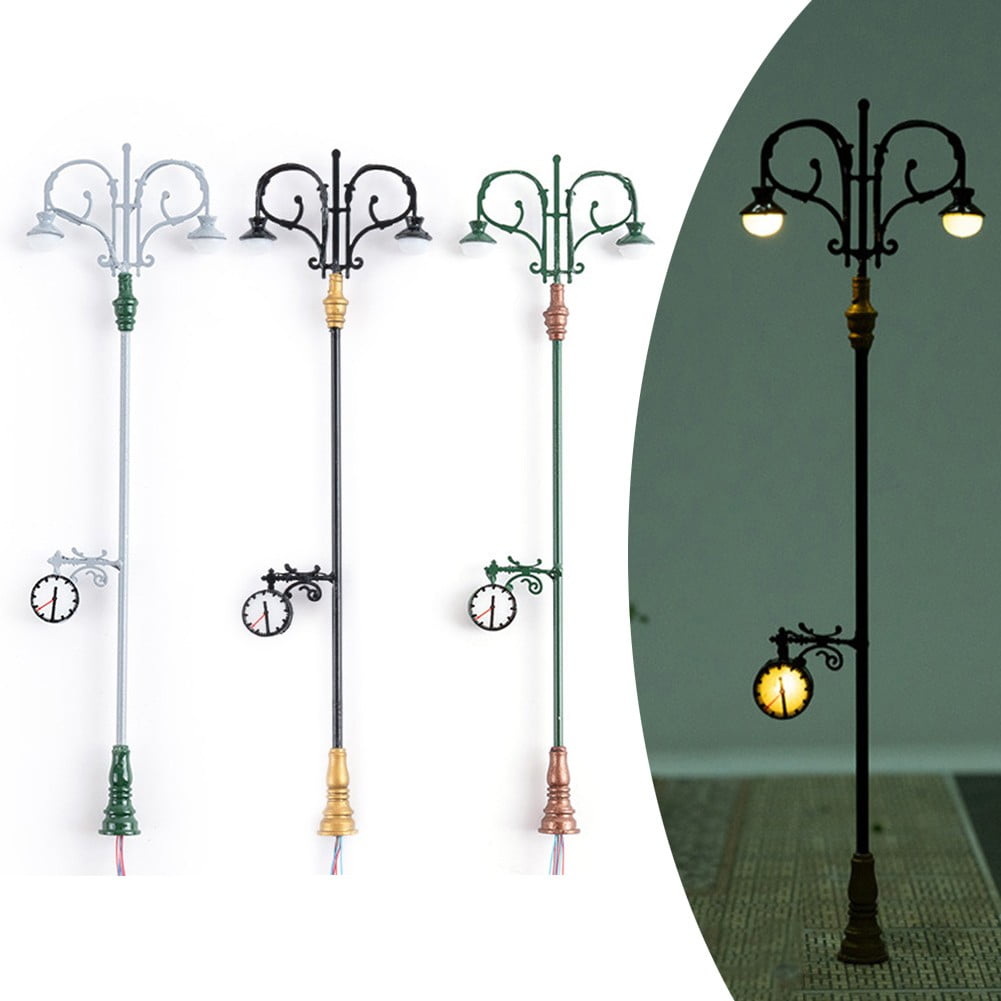 Goodhd 1:75 Model Railway Train Lamp Post Street Light Microlandscape ...