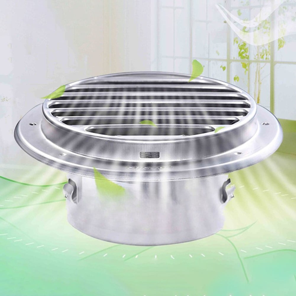 Goodhd 100/150Mm 304 Stainless Steel Exhaust Grille Flange Ventilation ...