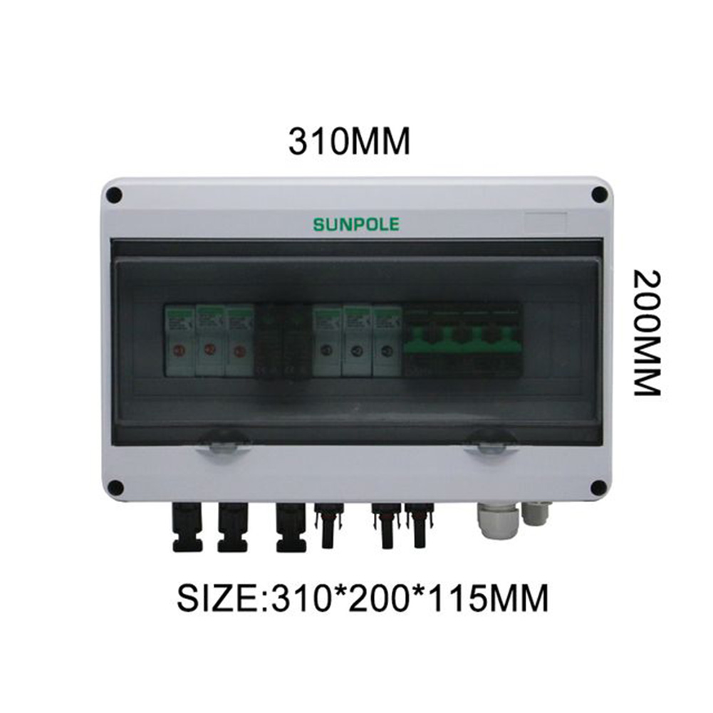 Goodhd 1000V 3 In 1 Out Solar Photovoltaic Array 3 String Solar PV ...