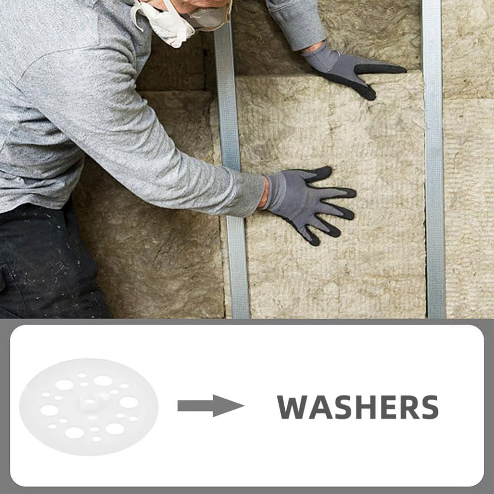 Goodhd 100Pcs Plastic Washers For Fixing And Supporting Panels ...