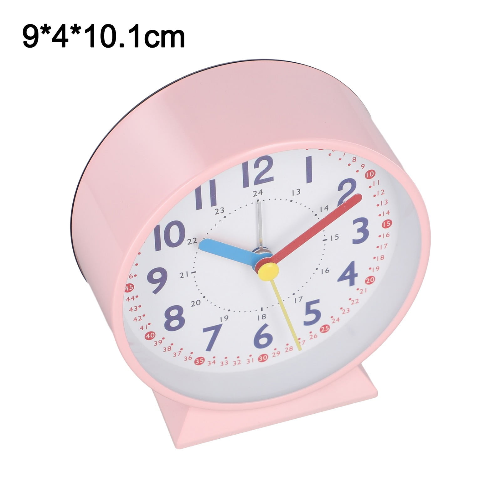 Goodhd 10Cm Metal Luminous Alarm Clock Silent Desk Clock 24-Hour Round ...