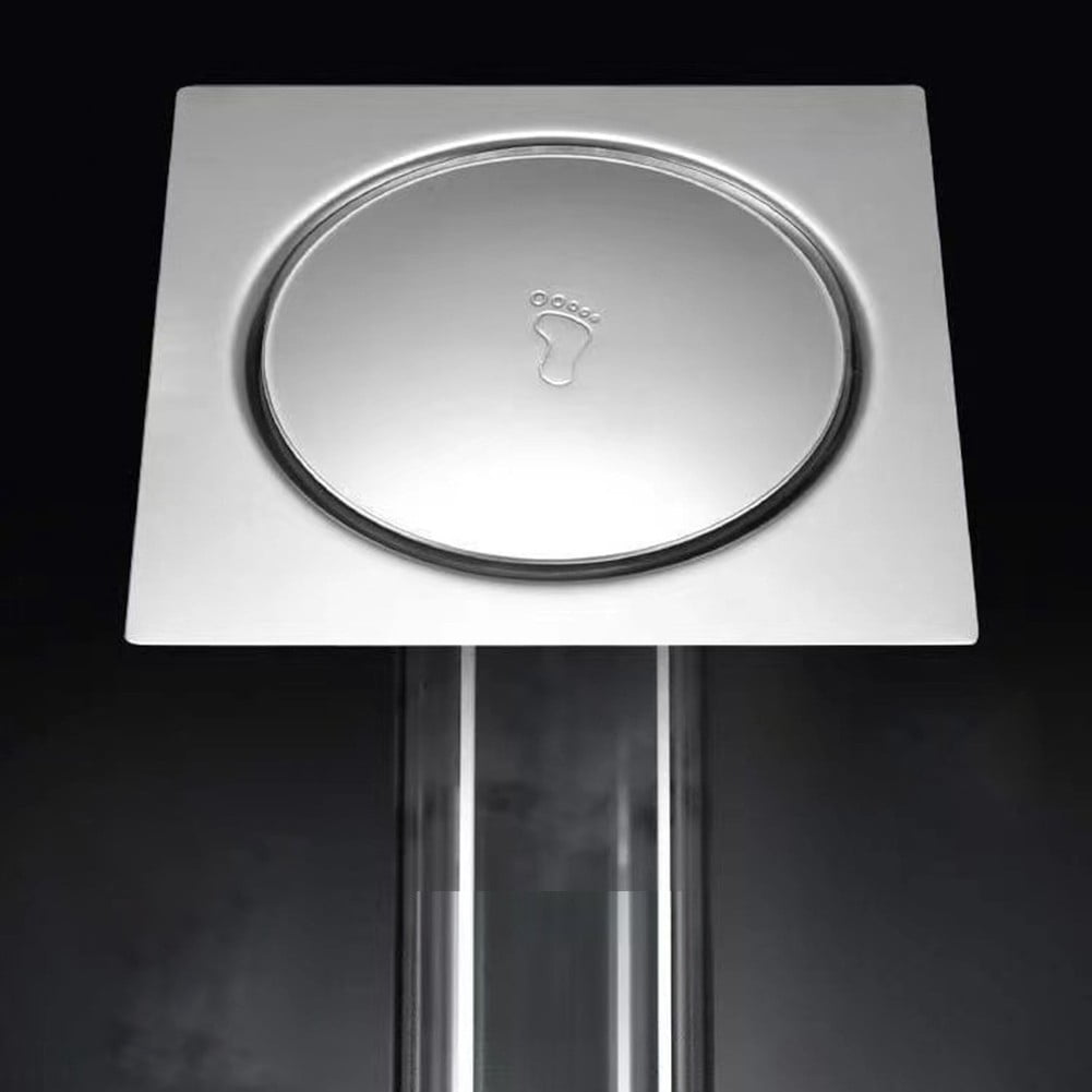 Goodhd 10Cm Push-Type Stainless Steel Floor Drain Deodorant Large ...