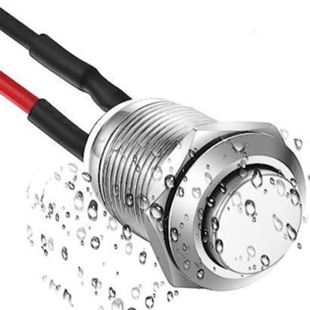 Goodhd 10Pcs 12Mm Momentary Push Button Switch With Pre-Wired ...