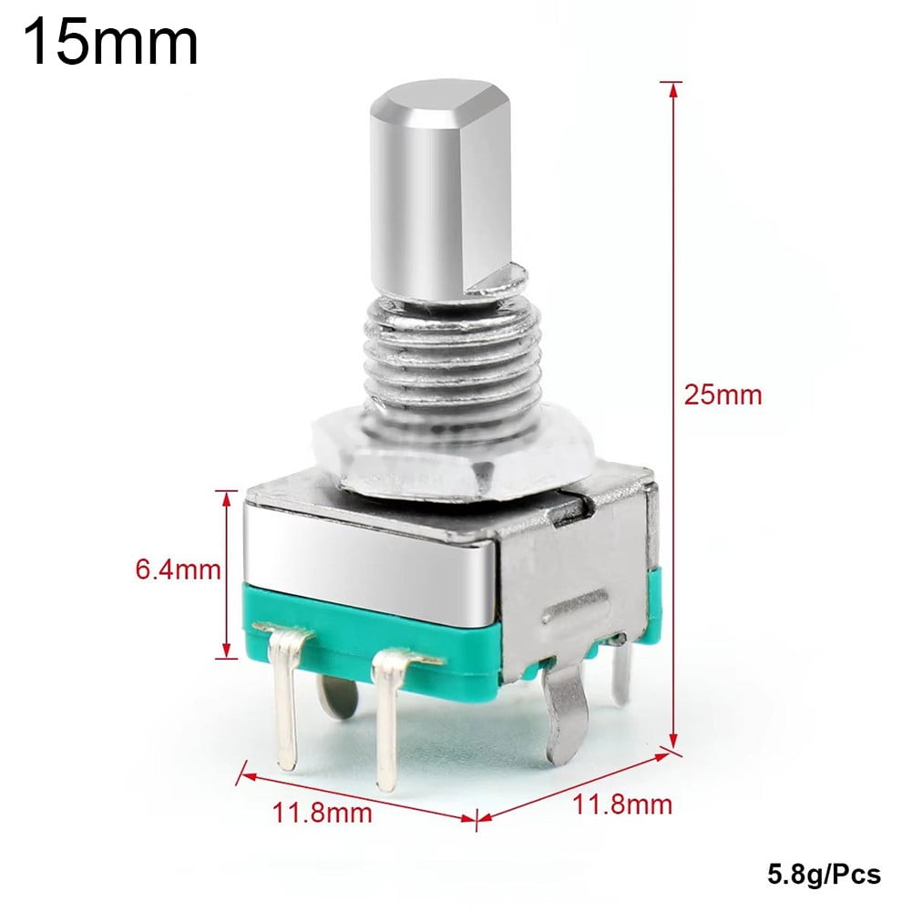 Goodhd 10Pcs Ec11 Rotary Encoder,360-Degree Rotary Encoder Code Switch ...