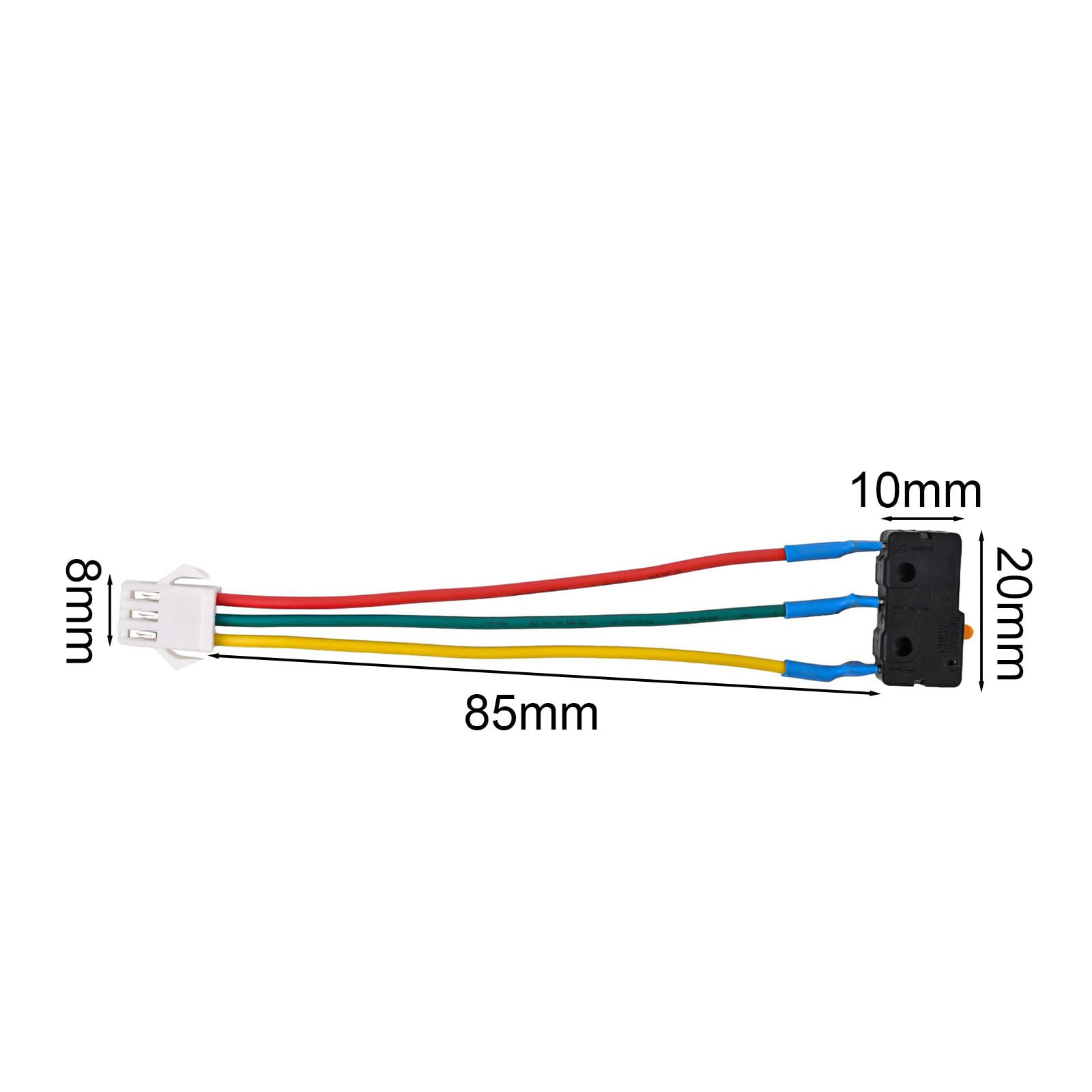 Goodhd 10Pcs Metal Gas Water Heater Tiny Switch Three-Wire Small Switch ...