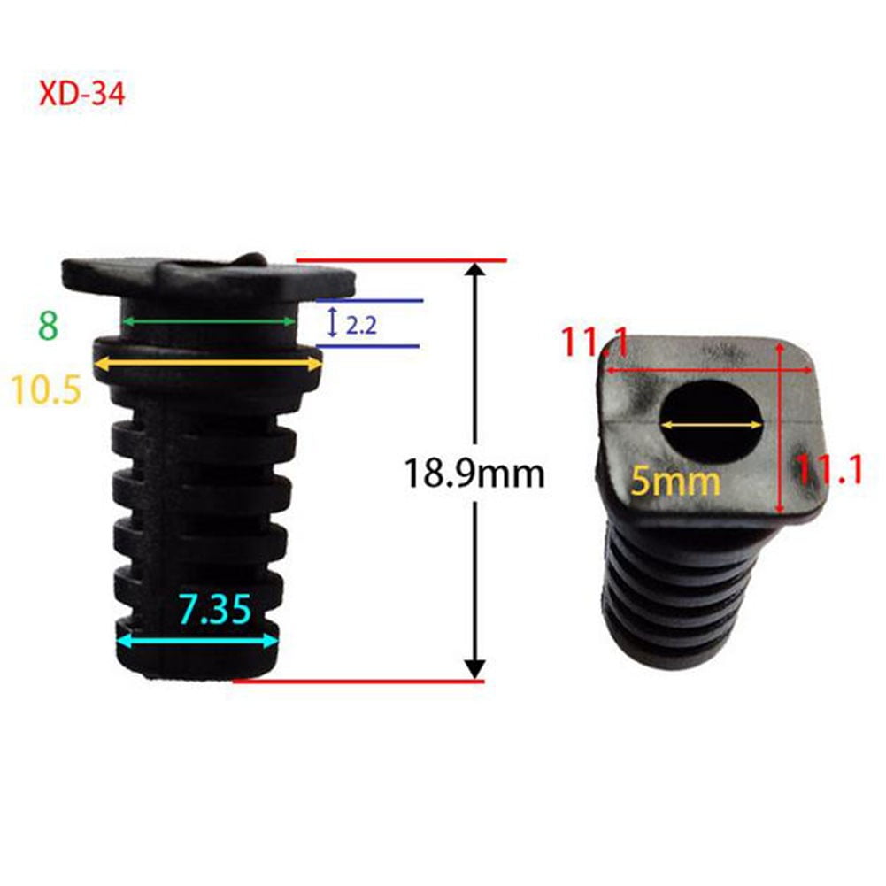 Goodhd 10X Cable Gland Connector Rubber Strain Relief Cord Power Tool ...