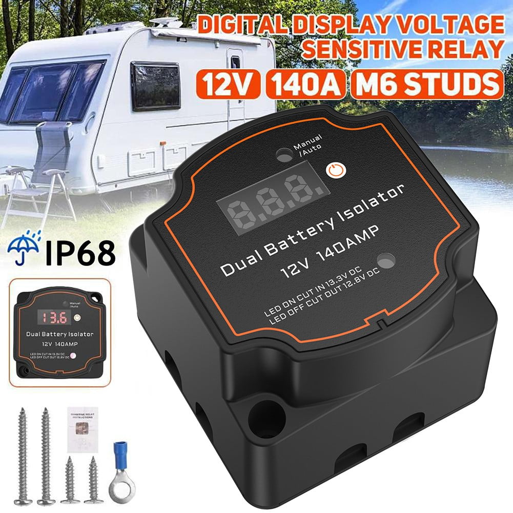 Goodhd 12 V/140 A Cut-Off Relay Complete Fully Automatic Battery Cut ...