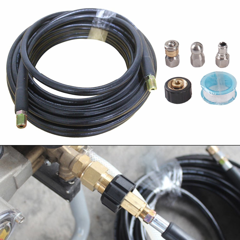 Goodhd 15M High Sewer Jetter Kit Pressure Washer Drain Cleaner Hose ...