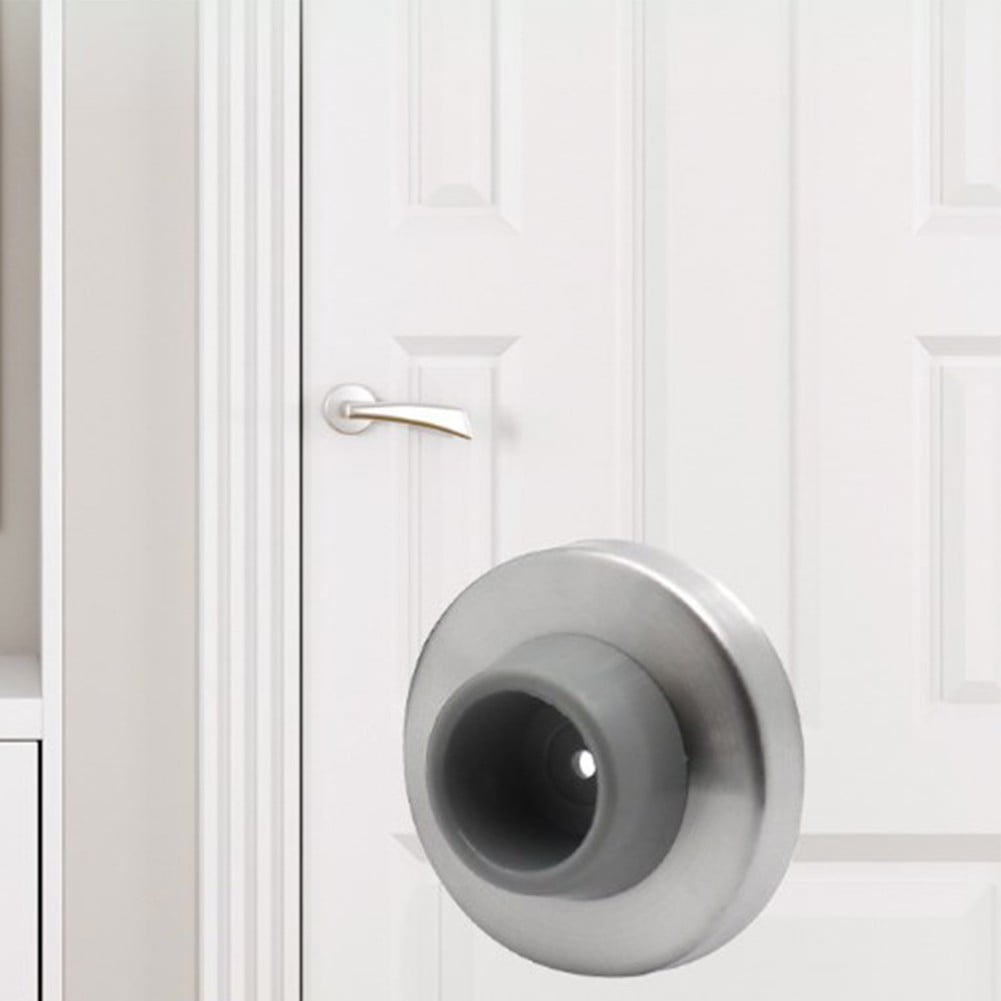 Goodhd 2 Pack Concave Wall Door Stop Stainless Steel Wall Protection ...