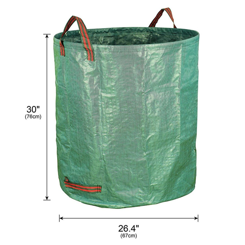 Goodhd 272L Waterproof Garden Waste Bags With Strong Handles - For ...