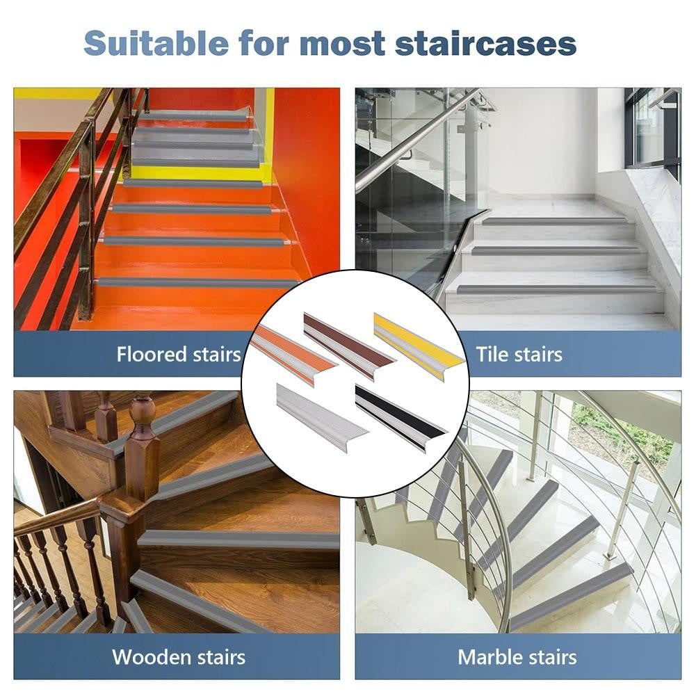 Goodhd 2M Non-Slip Stair Edge Protector For Safe Steps Easy Install ...