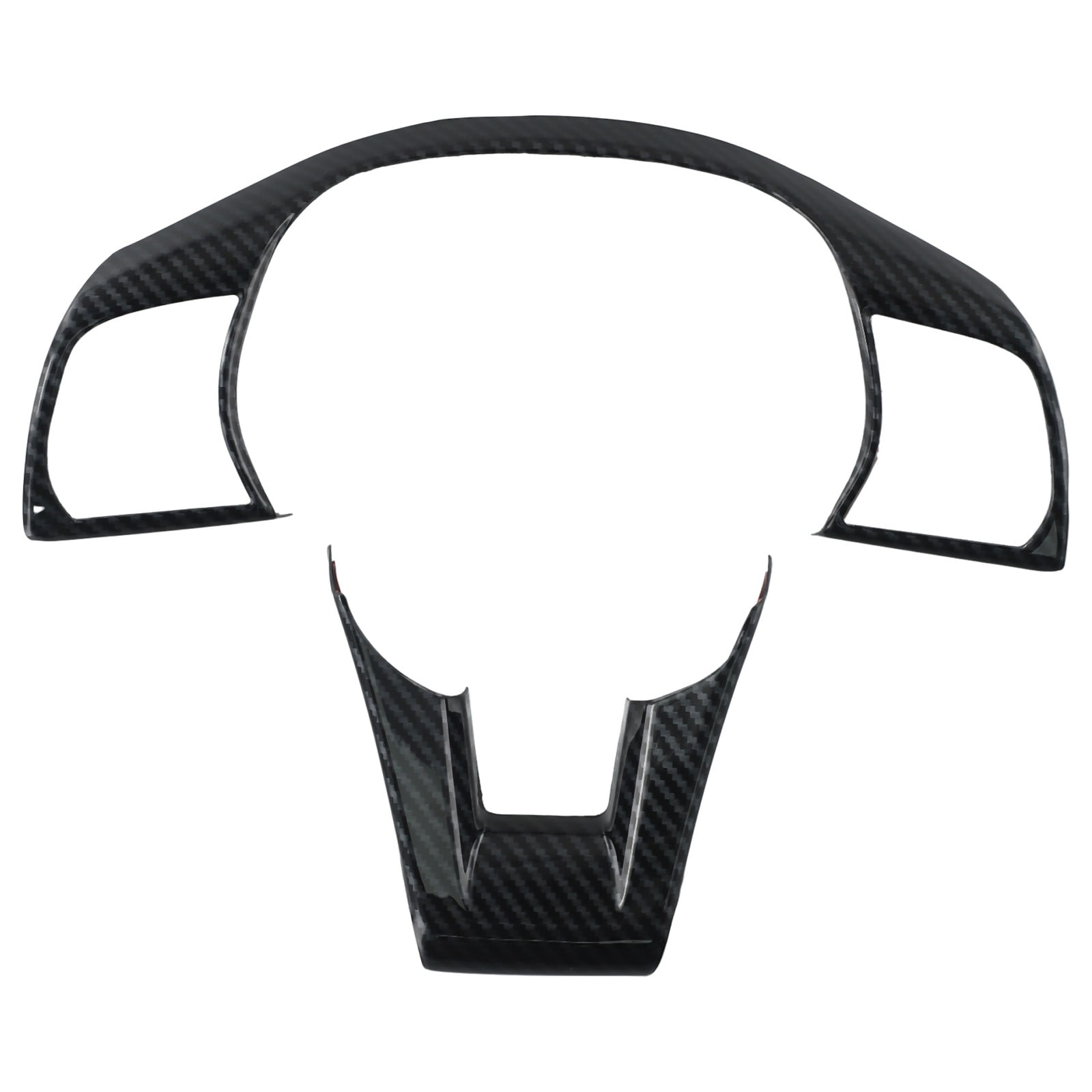 Goodhd 2Pcs For Hyundai Sonata 2015-2019 Carbon Fiber Steering Wheel ...