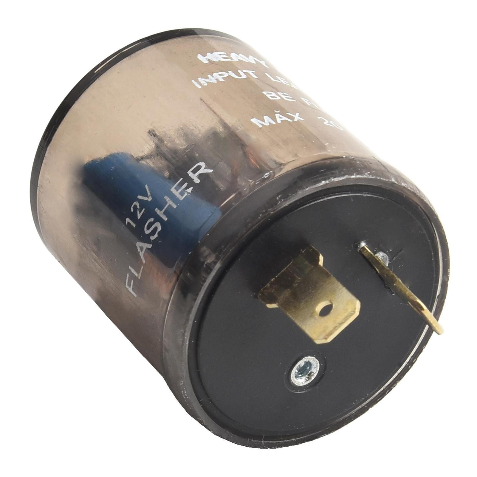 Goodhd 2Pcs Led Flasher Relay,Heavy Duty 12V 2-Pin Electric Turn 2Pin ...