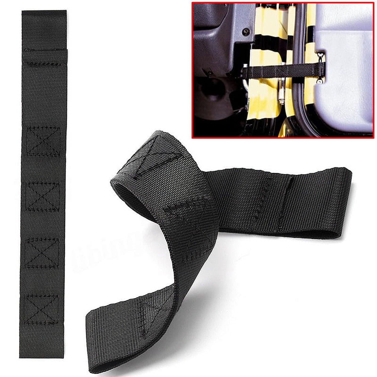 Goodhd 2pcs Adjustable Door Limiting Straps PAIR for Jeep Wrangler CJ ...