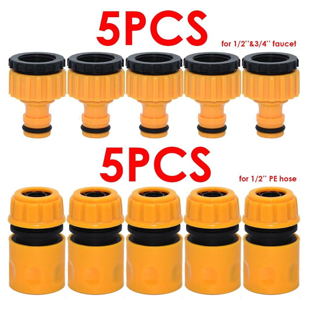 Goodhd 3/4 & 1/2 Inch Graden Hose Tap Threaded Connector Tap Adapter ...
