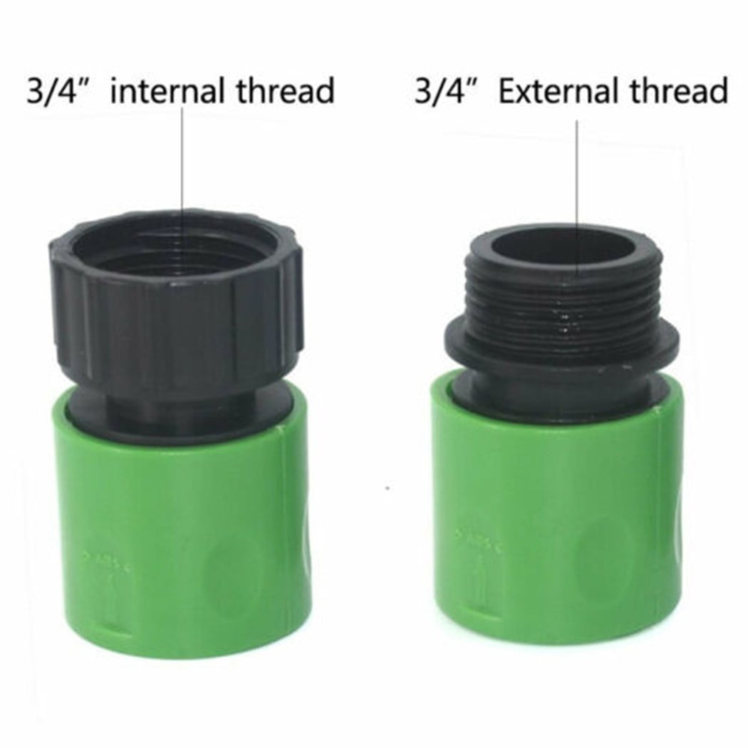 Goodhd 3/4" Female And Male Hose Pipe Fitting Kit Garden Water Adaptor ...