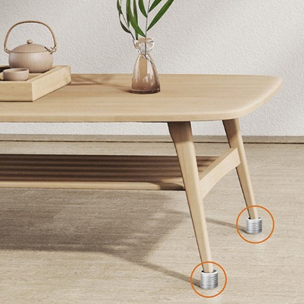 Goodhd 4 Pack 23-37Mm Adjustable Bed Table Legs Riser Base Booster For ...