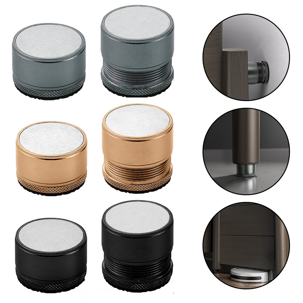 Goodhd 4 Pack 27-40Mm Adjustable Bed Table Legs Riser Base Booster For ...