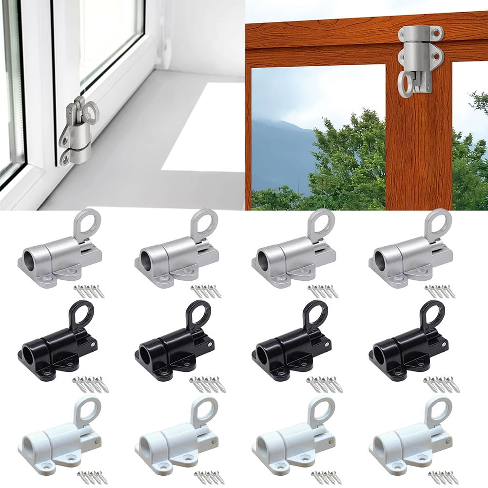Goodhd 4 Pack Aluminum Alloy Door Latch Spring Bolt Automatic Bounce ...