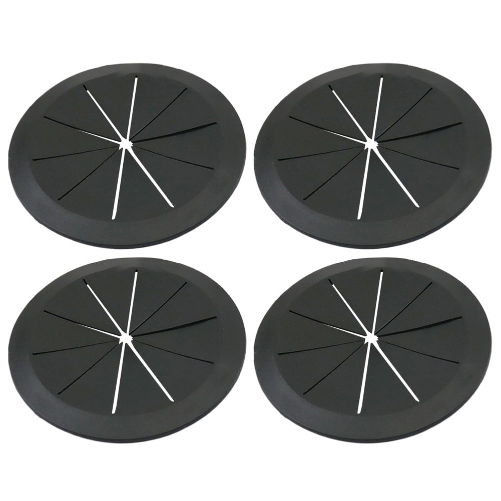 Goodhd 4Pcs Desk Cable Hole Covers Computer Desk Line Hole Covers Desk ...
