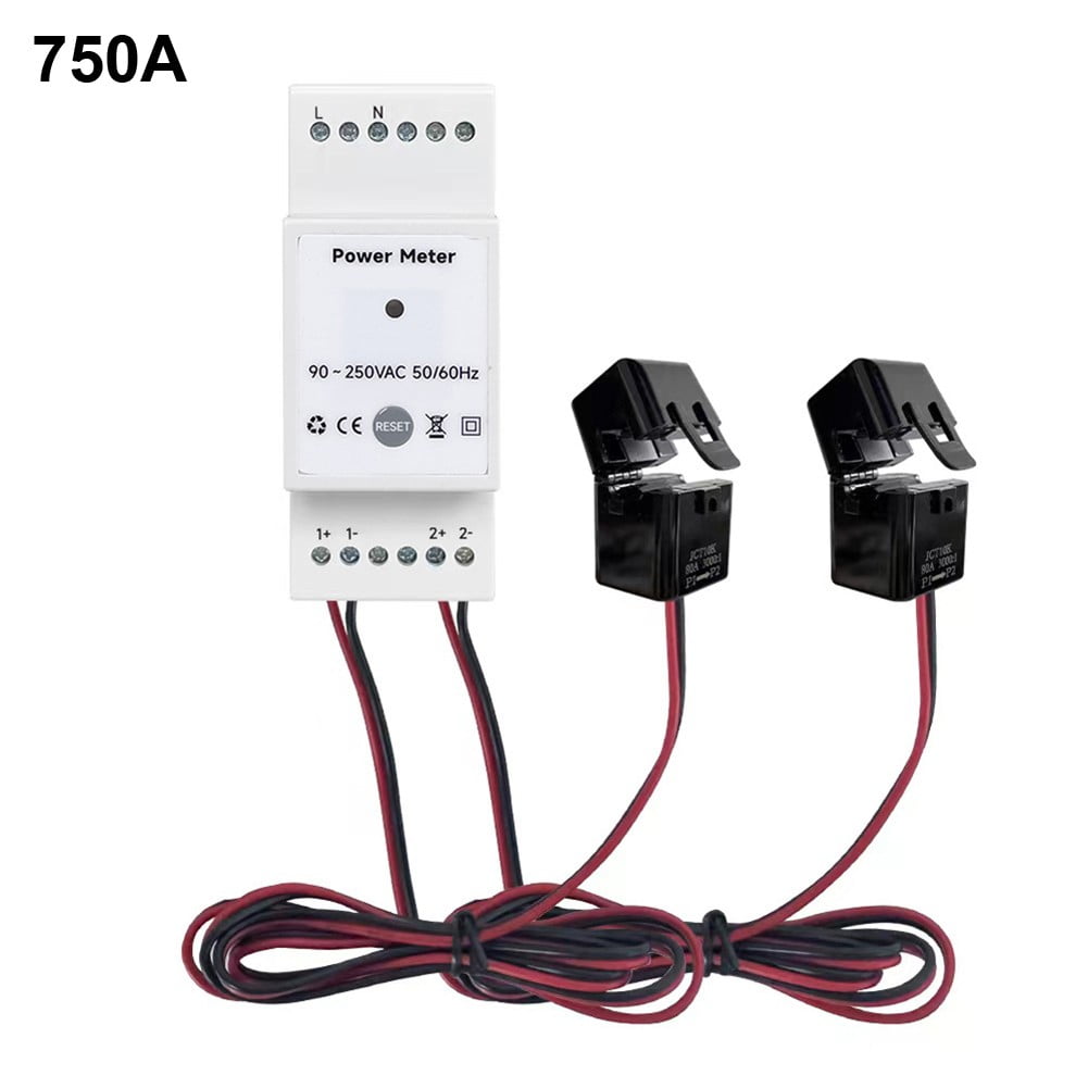 Goodhd 500/750A For Tuya Wifi Energy Meter Solar Pv System Power Single ...