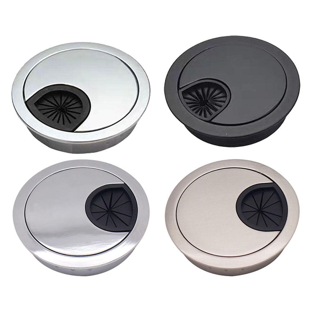 Goodhd 50Mm 60Mm 80Mm Desk Metal Grommet Table Cable Tidy Wire Hole ...