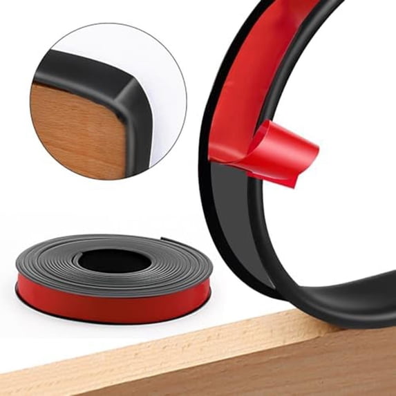 Goodhd 5M U-Shape Edge Banding, Diy Furniture Edge Strip Tpe Self ...