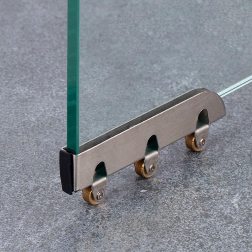 Goodhd 5Mm Stainless Steel Frameless Glass Sliding Door Wheel Clamp ...