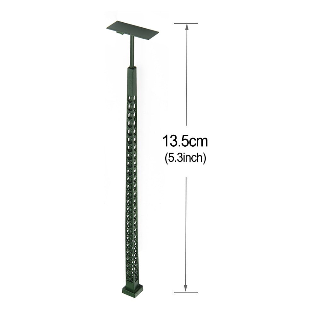 Goodhd 5Pc Model Railway Lights Lattice Mast Light Gauge H0 Light ...