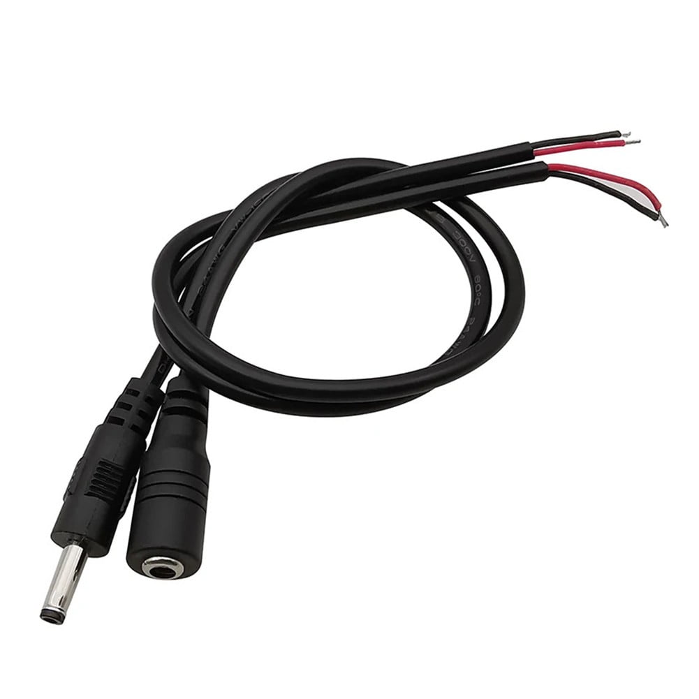 Goodhd 5Pcs 3.5 X1.35Mm Dc Male Female Power Cable Connector Pigtail ...