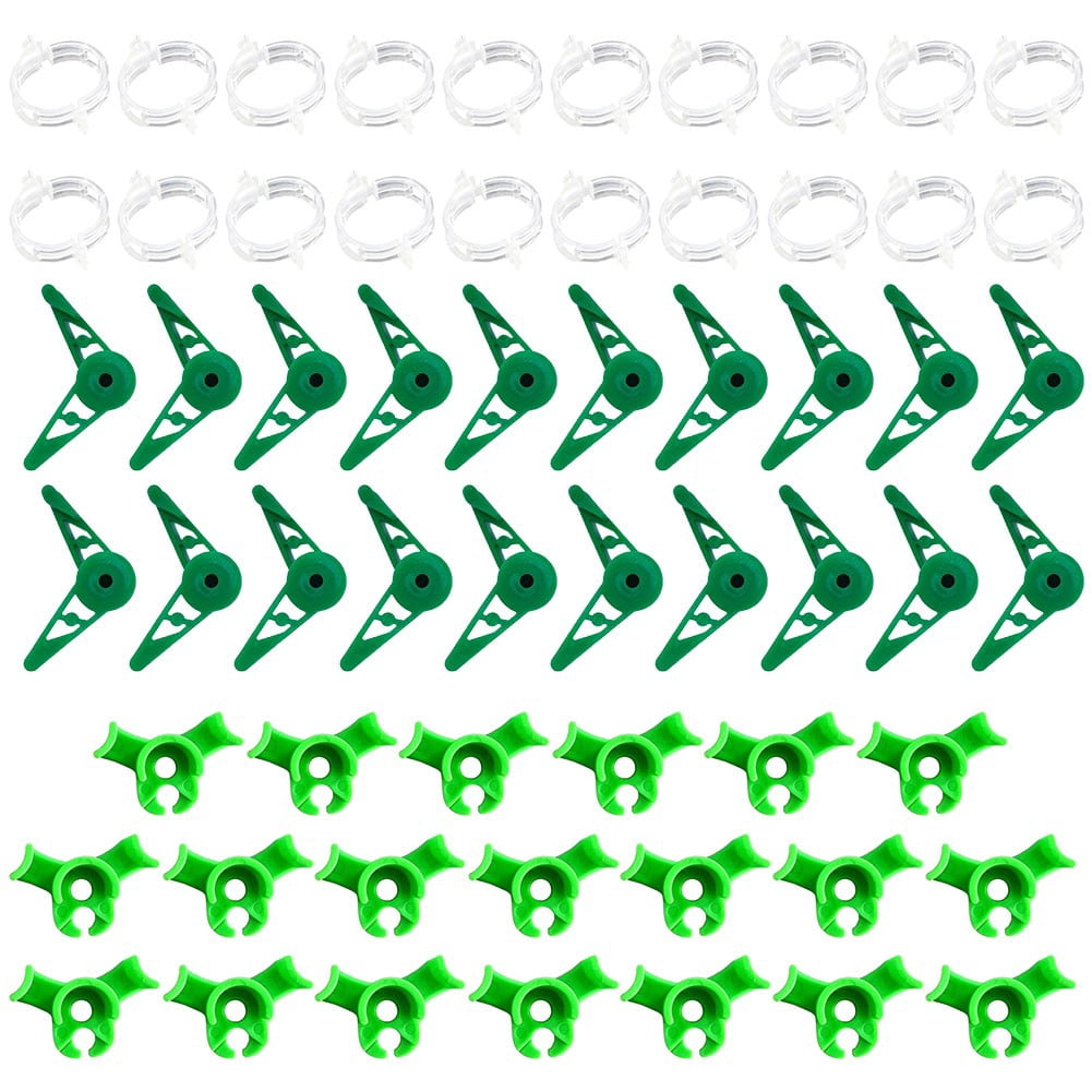 Goodhd 60 Plant Bending Clips For Easy Stem Training And Support (Green ...