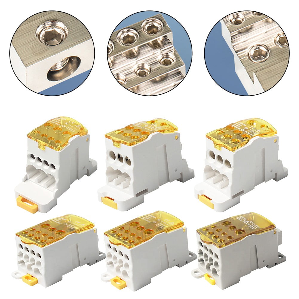 Goodhd 80A ~ 500A Power Junction Box Distribution Terminal Block ...