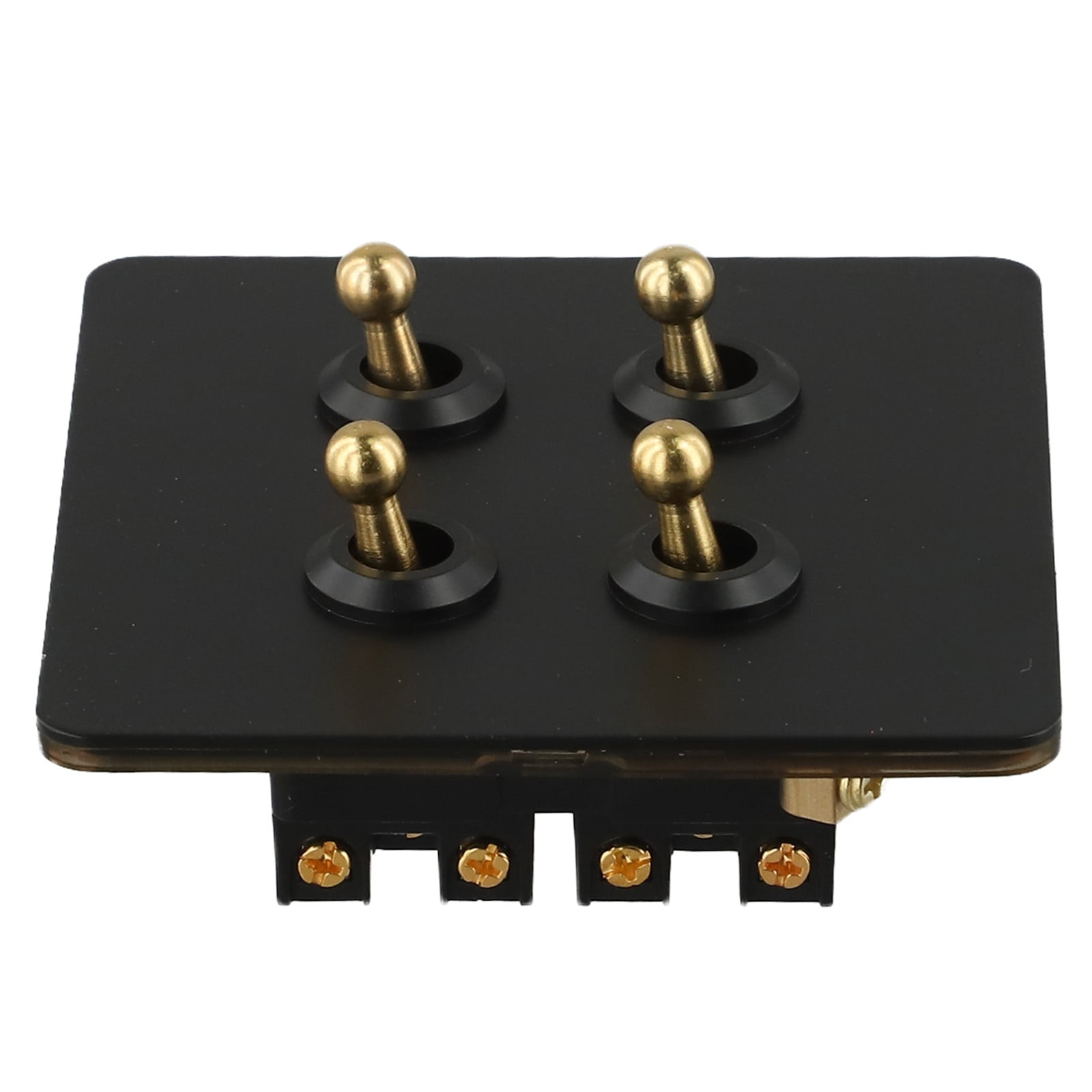 Goodhd 86 Type Stainless Steel Panel Wall Toggle Light Switch Brass Rod ...