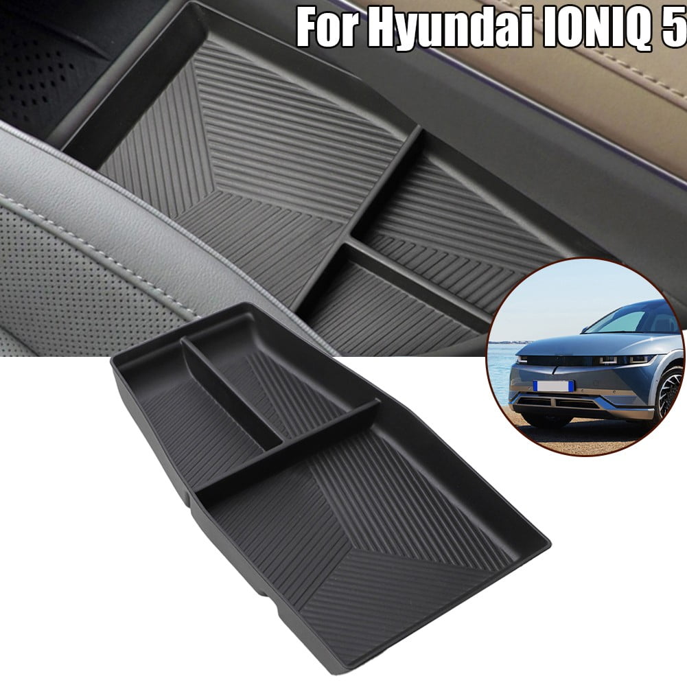 Goodhd Abs Black Center Console Storage Box Organizer Tray For Hyundai ...