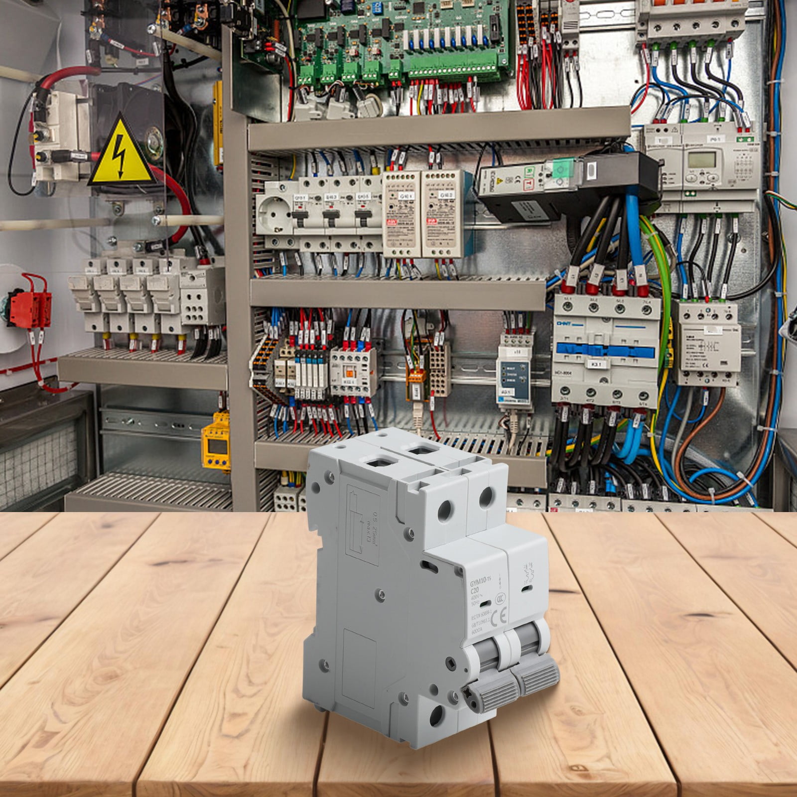 Goodhd Ac Mini Circuit Breaker Mcb 2Pole 6/10/16/20/25/32/40/50/63A 6Ka Curves Switch-25A ...