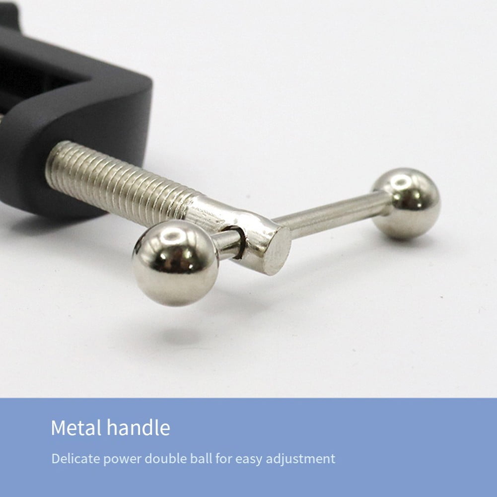 Goodhd Aluminum Alloy Base Desk Lamp I-Shaped Clamp Bracket Desktop ...