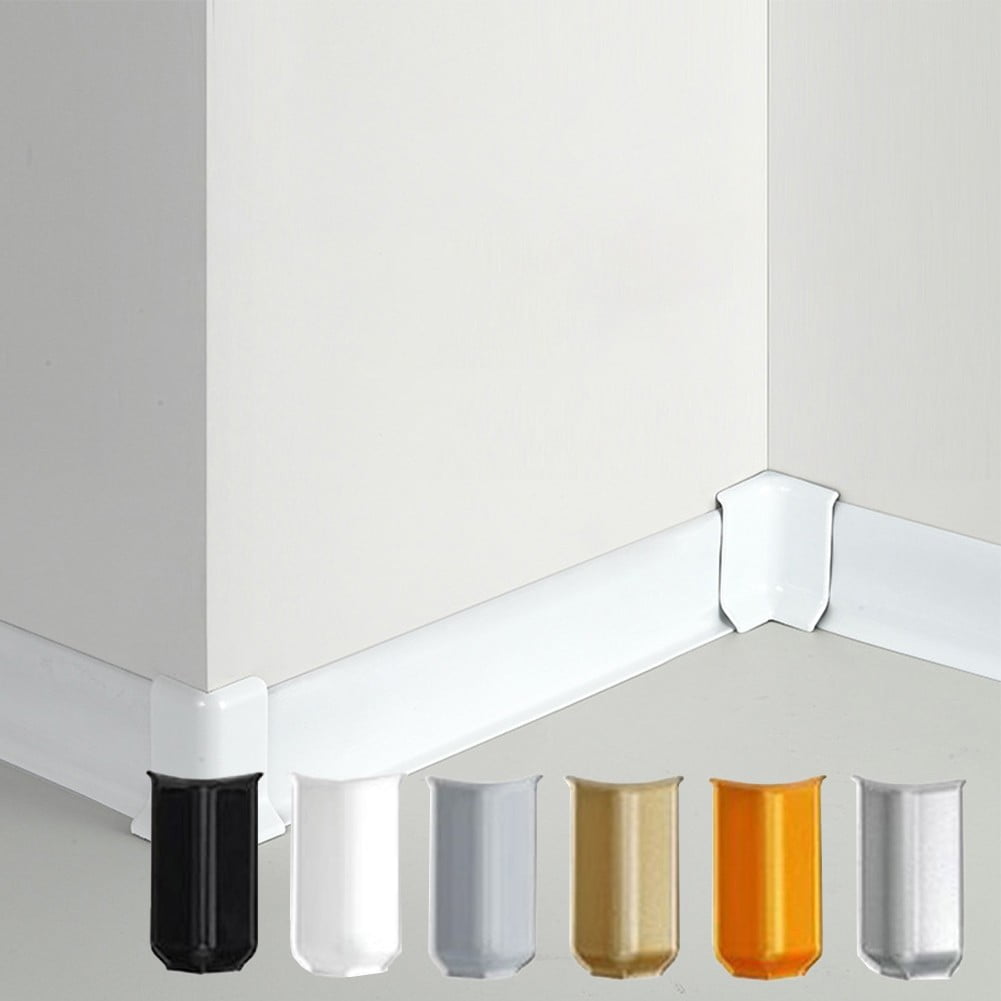Goodhd Baseboard Corner Blocks 5.4 Cm Height Baseboard Wall Base Corner ...