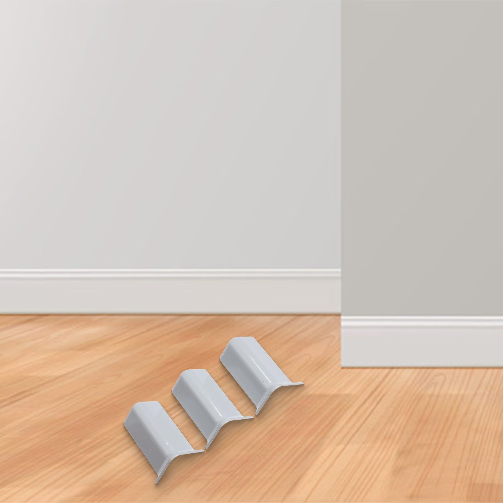 Goodhd Baseboard Corner Blocks 6-Pack Wall Base Corner Trim Wall Corner ...