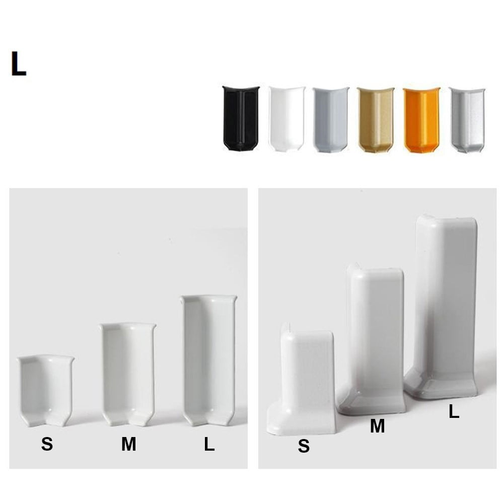 Goodhd Baseboard Corner Blocks For 10Cm Height Baseboard Wall Base ...