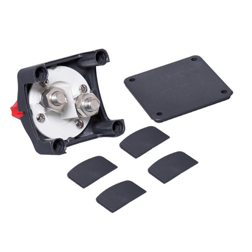 Goodhd Battery Disconnect Switch, 12-48V Master Power Cut Shut Off ...