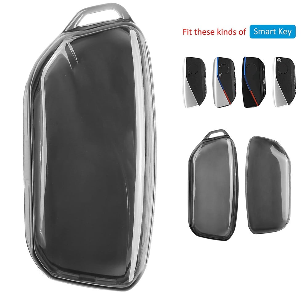 Goodhd Black Transparent Car Key Fob Case Cover For Bmw For X1 Ix Xm X6 ...