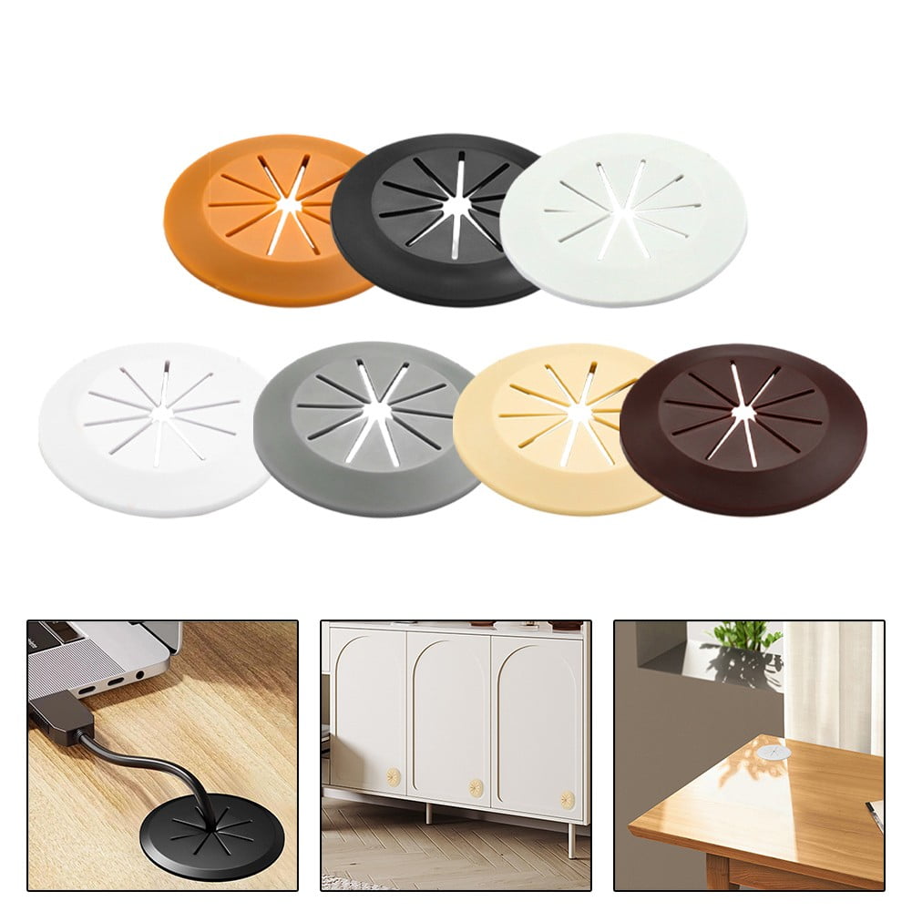 Goodhd Cabinet Hole Decoration Cable Management Desk Wire Hole Cover ...