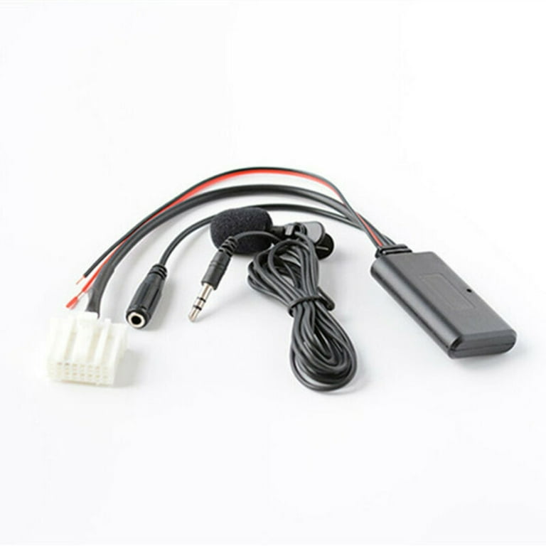 Goodhd Car AUX Audio Cable Adapter Bluetooth Mic for Mazda 3 6 Stereo Radio Walmart